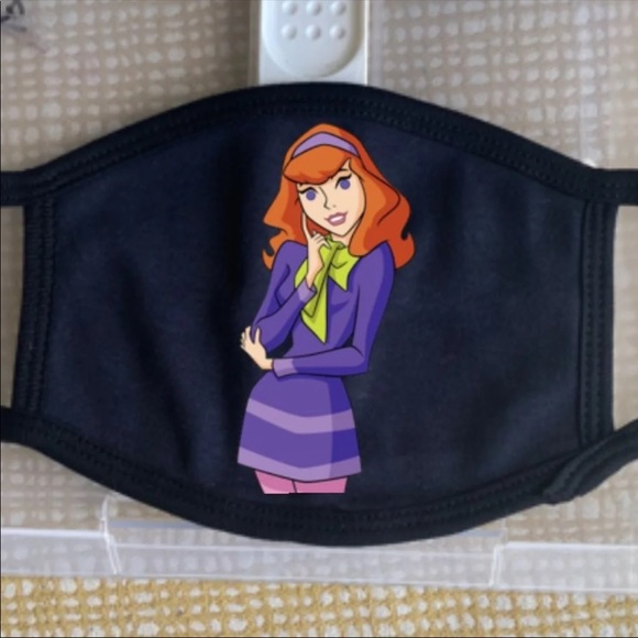 Hand Crafted | Accessories | Scooby Doo Daphne Blake Cartoon Face Mask ...
